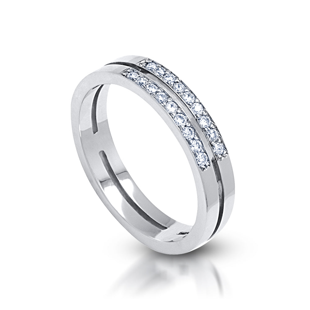 Double Row Diamond Ring | My Diamond Philippines – MyDiamond.PH